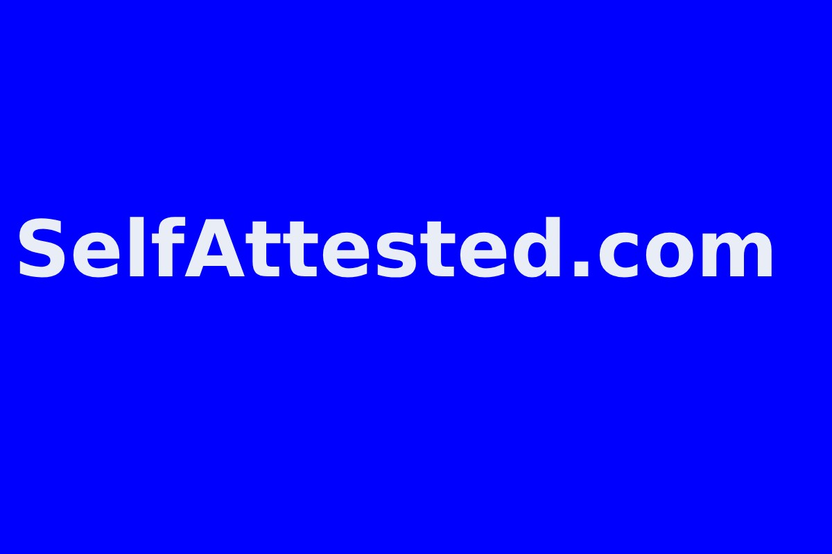 SelfAttested.com: Digital Self-Attestation in 2025